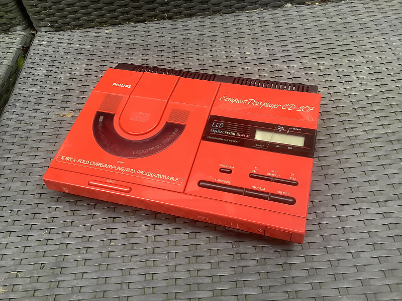 Philips Vintage CD player 207 super rare early model | Reverb