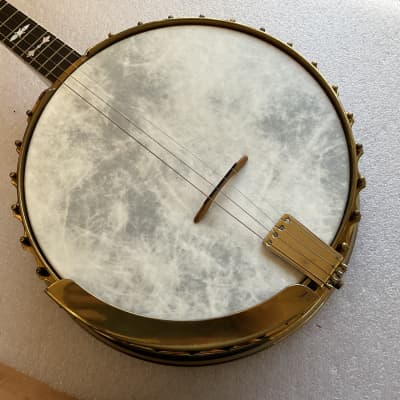 Leedy SoloTone Tenor Banjo, Style C, gold, About 1926 | Reverb