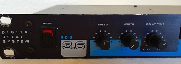 Vintage Digitech Rack Mount Delay Rds3.6 1980s Black | Reverb