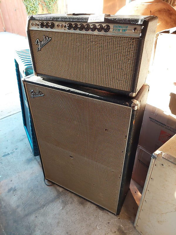 Fender Band master With 2x12 1970s Black | Reverb Canada