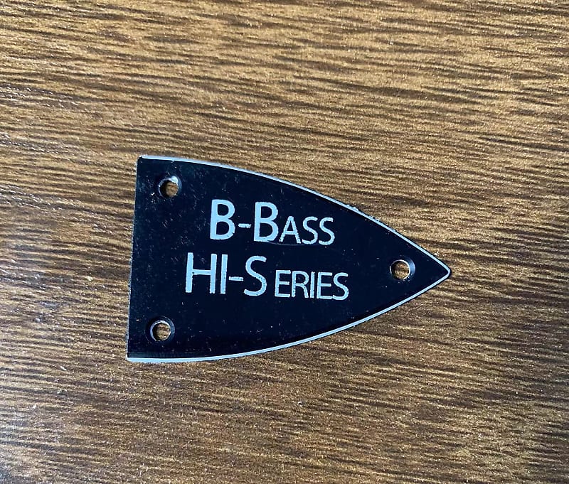 Black Bass Guitar Truss Rod Cover Plate | Reverb
