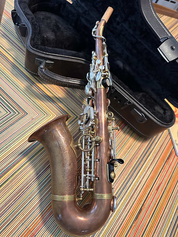 Rampone and Cazzani Solid Copper Curved Soprano - Raw | Reverb UK