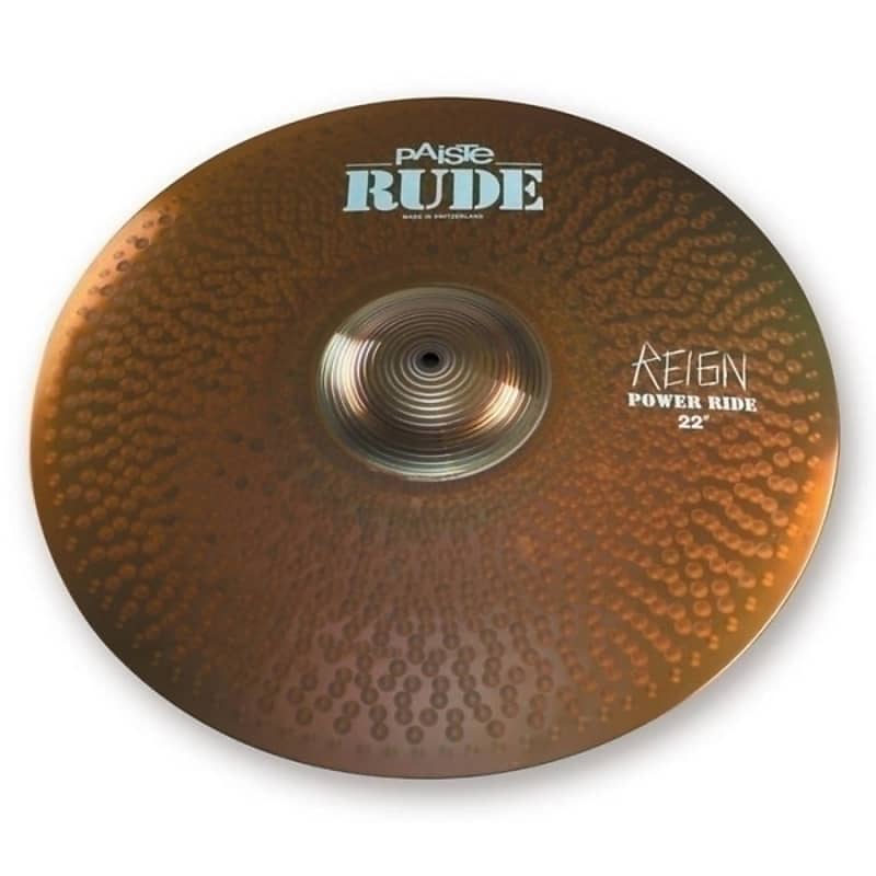 PAISTE - RCRPR22 - Paiste Rude Power Ride 22 The Reign | Reverb UK