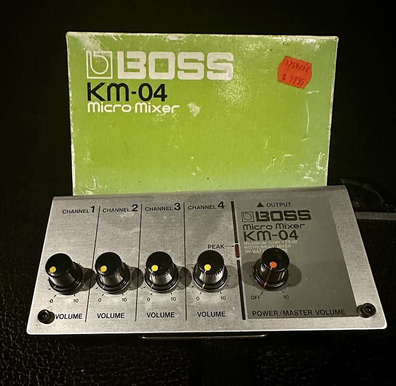 Boss KM-04 MicroMixer | Reverb