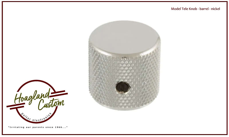 Allparts Nickel Barrel Tele Knobs - Fits CTS Pots - sold each | Reverb
