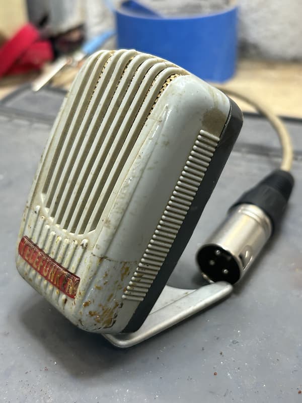 Vintage Telefunken dynamic Microphone with Nuetrik style | Reverb