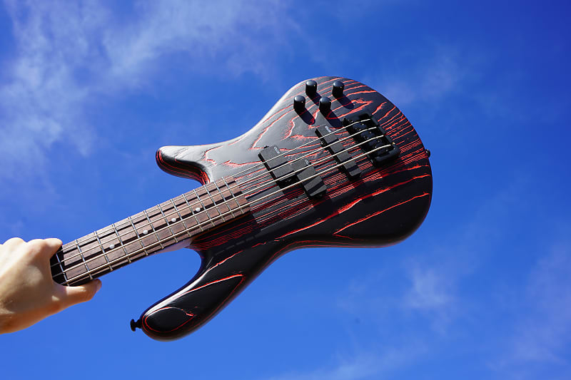 Spector NS Pulse Cinder Red 4-String Electric Bass Guitar w/ | Reverb