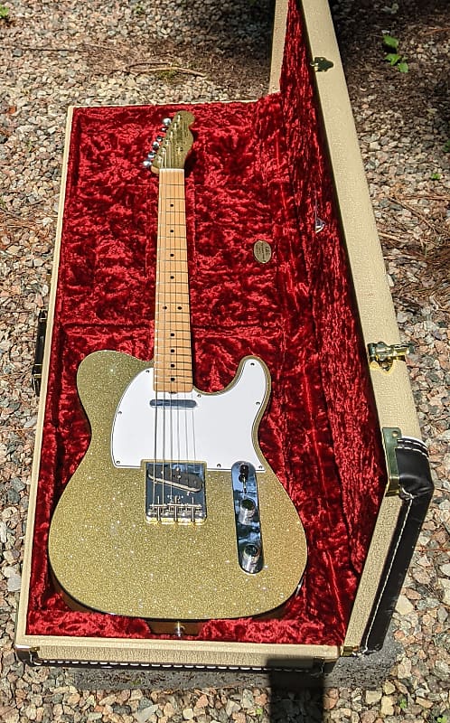 Fender Custom Shop 64 Telecaster NOS 2020 - Nitro Gold Sparke | Reverb