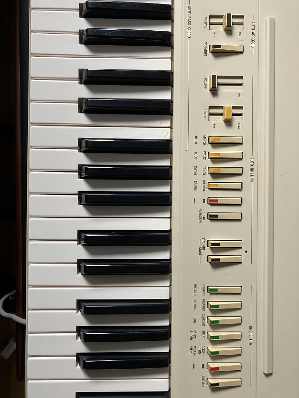 Yamaha vintage PS20 keyboard 1983 Cream | Reverb