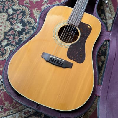 Guild D4-LH NT Acoustic Guitar w/ Case - Made in the USA | Reverb