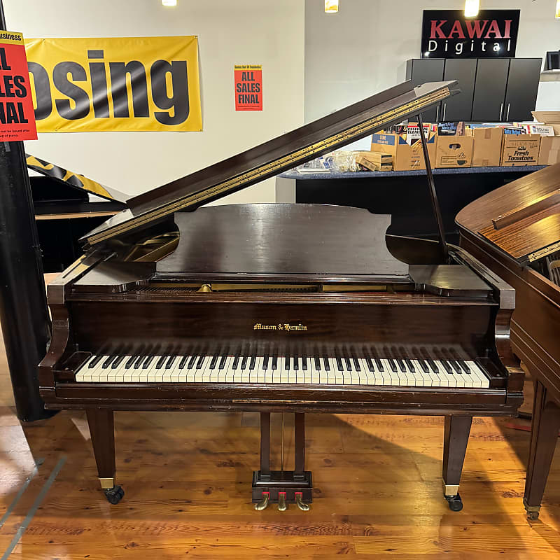 Mason & Hamlin Model B 5'2" Satin Walnut Grand Piano c1938 | Reverb