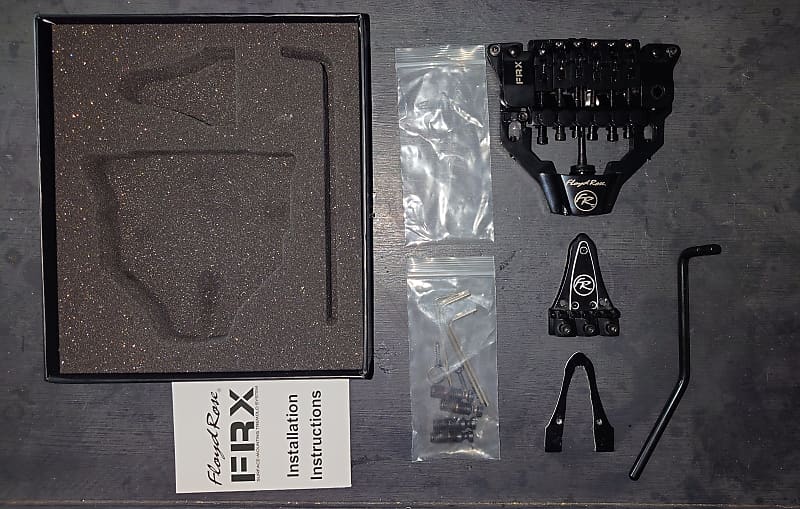 Floyd Rose FRX Surface Mount Bridge - Black | Reverb