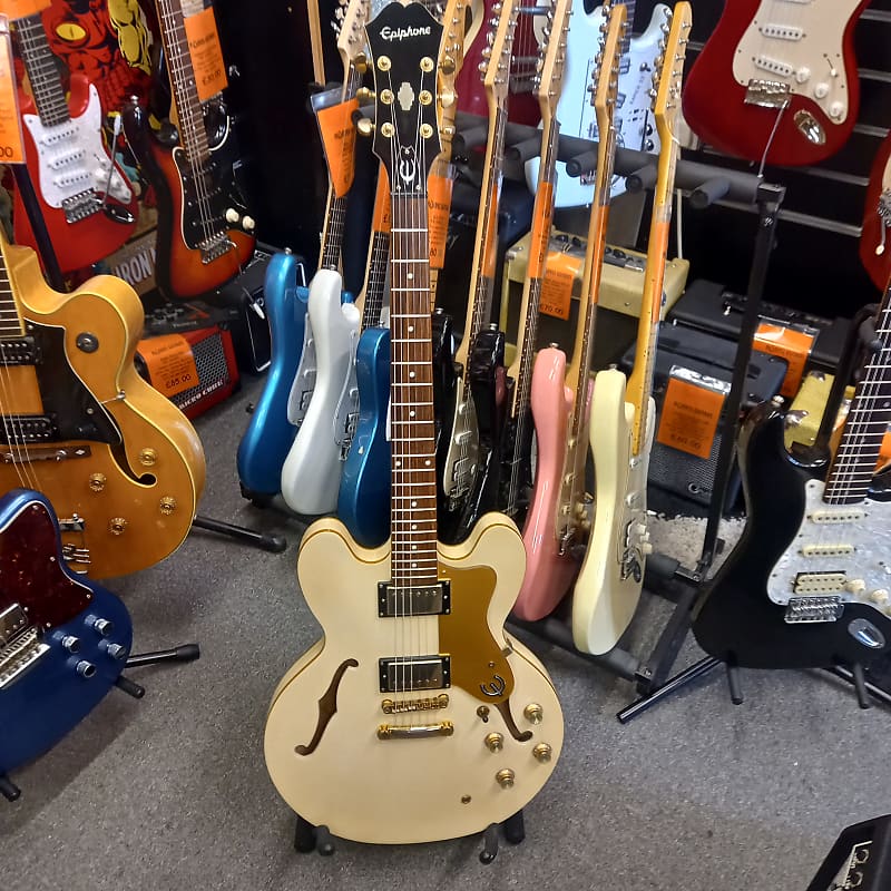 Epiphone Dot Royale 2011 - Pearl White | Reverb UK