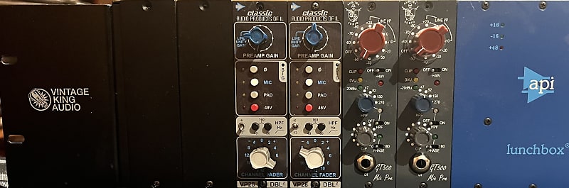 API 6B space lunchbox with 2 CAPI VP 28/2 Aurora Audio GT500 | Reverb