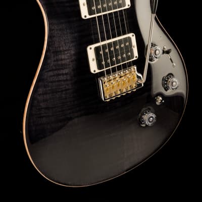 PRS Core Custom 24 Piezo Pattern Thin Gray Black with Case | Reverb