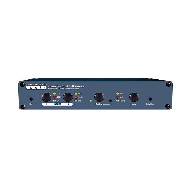 Broadcast Tools Audio Sentinel Plus Web/RJ Web-based Analog | Reverb
