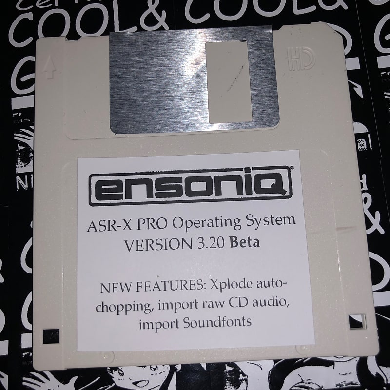Ensoniq ASR-X Pro beta OS upgrade floppy 3.20 / 4.0 beta | Reverb