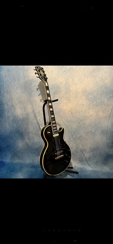 Burny RLC 60 1985 Black Seymour Duncan pickups diamond | Reverb