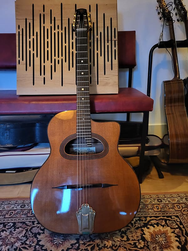 JWC Guitars Favino D hole Maccaferri Selmer guitar No 591 | Reverb