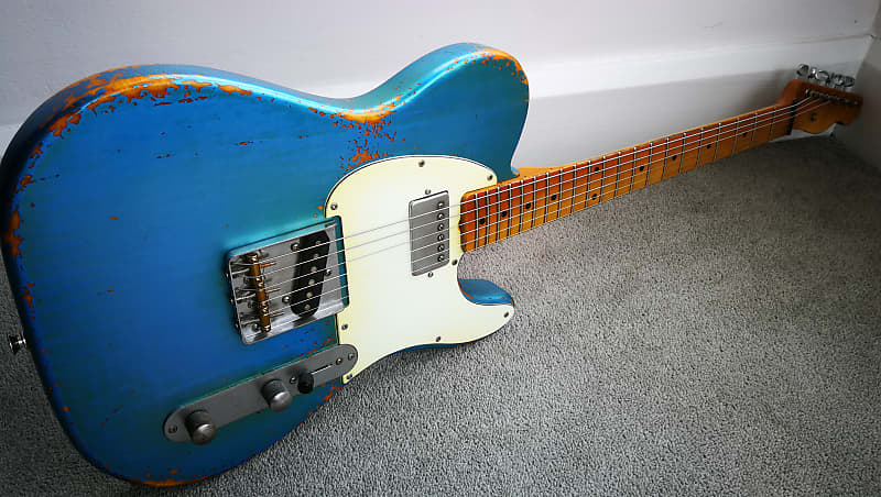 Vtt Relics Telecaster 50's - Lake Placid Blue Over | Reverb