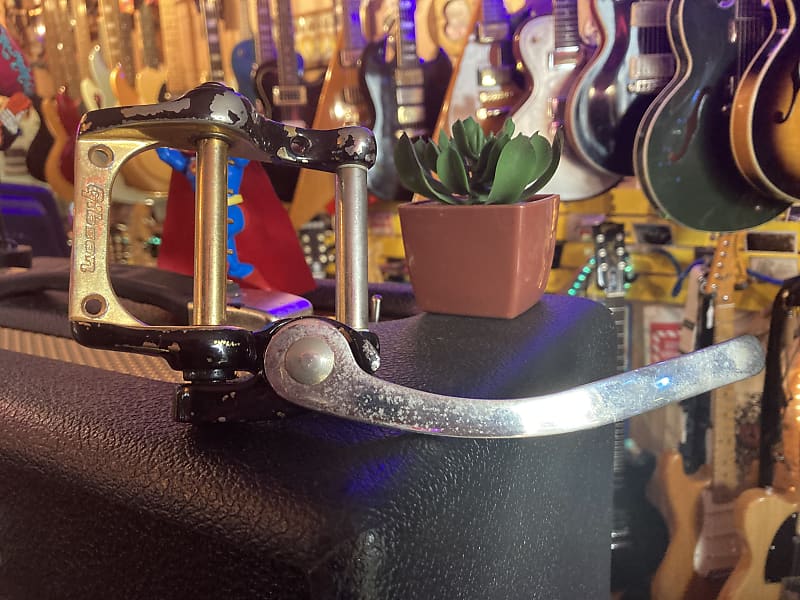 Gibson Bigsby B5 Tremolo Vibrato Bridge Vintage 1970s - Gold | Reverb