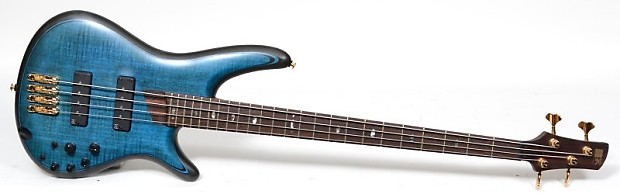 Ibanez Premium SR1400 4 String Electric Bass Deep Ocean Flat | Reverb