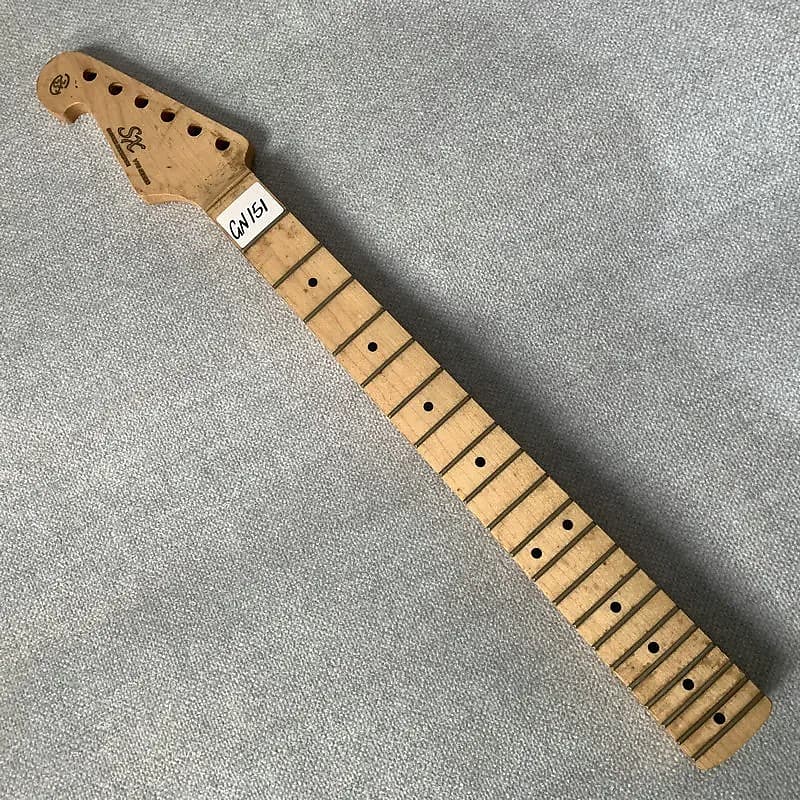 SX Left Handed Stratocaster Strat Style Guitar Maple Neck, 21 | Reverb