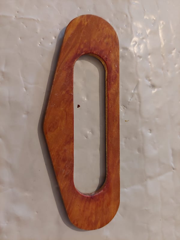 Custom Burl Wood Single Coil Pickup Mounting RIng | Reverb