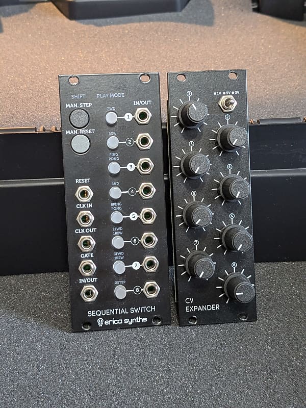 Erica Synths Sequential Switch CV Expander - Present - Black | Reverb