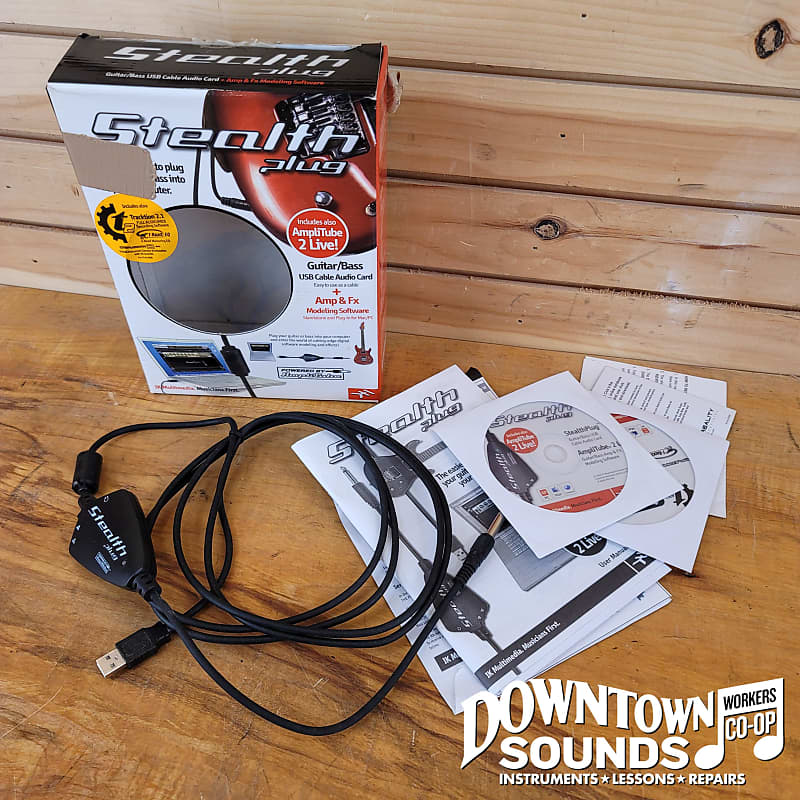 IK Multimedia Stealth Plug Guitar Recording Interface | Reverb