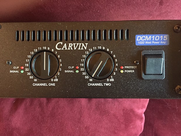 Carver Power Amp DCM1000 | Reverb
