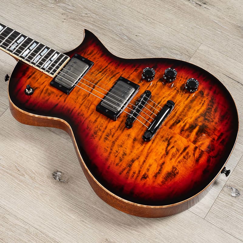 ESP USA Eclipse Guitar, Quilted Maple Top, EMG 57 / 66 | Reverb
