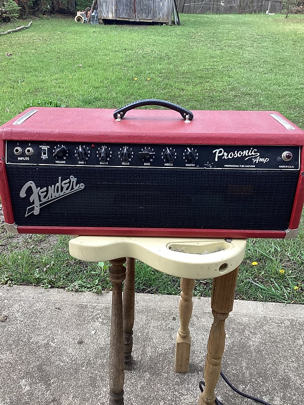 Fender Prosonic custom shop 90’s - Red lizard skin | Reverb
