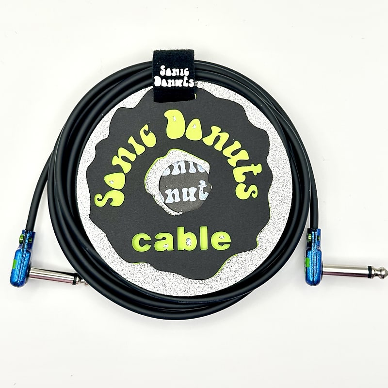 Sonic Donuts Cable 12' Right Angle - Right Angle Instrument | Reverb