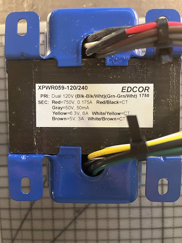 Edcor XsPWR059-120/240 2020s - Blue/Black | Reverb
