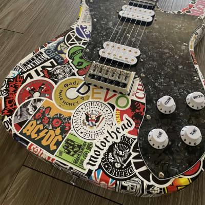 PARTSCASTER - STICKER BOMB - TELECASTER DELUXE | Reverb