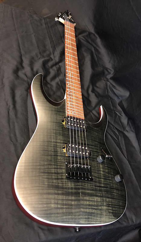 Ibanez Standard RGA42FM Electric Guitar - Transparent Gray | Reverb