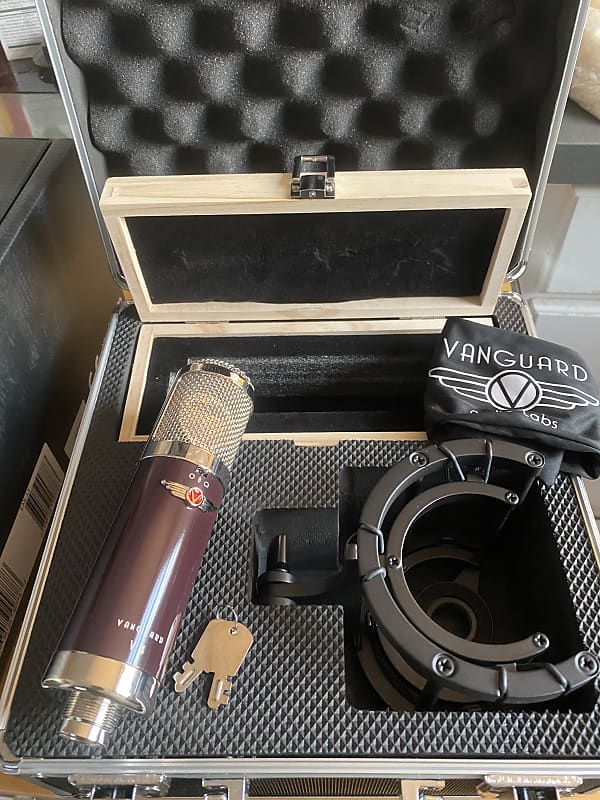 Vanguard V4 Microphone - Burgundy Red - Excellent Condition | Reverb