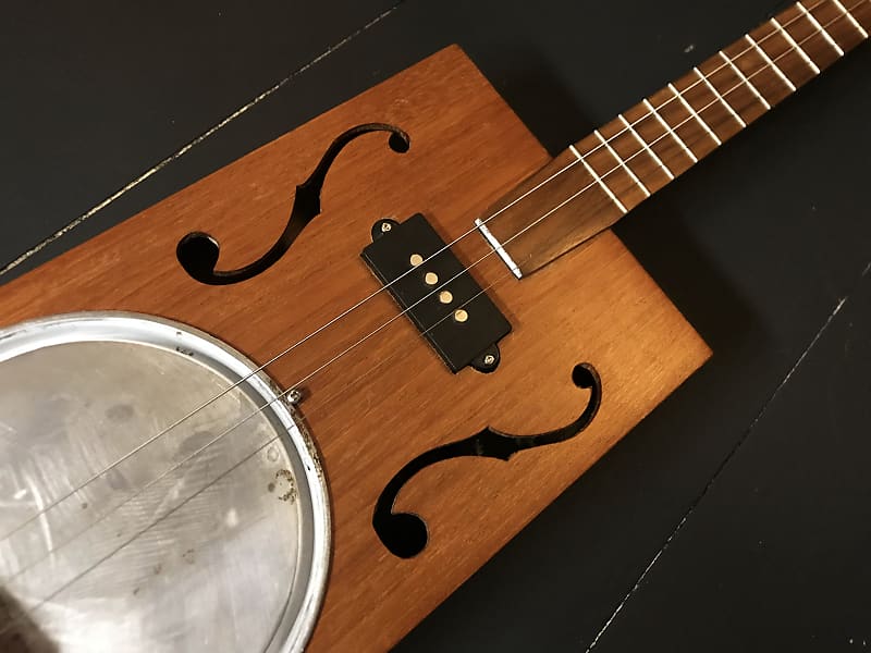 Impure Guitars Box # 5 - f hole with paint lid resonator | Reverb UK