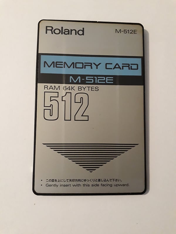 ROLAND M-512E Memory Card | Reverb