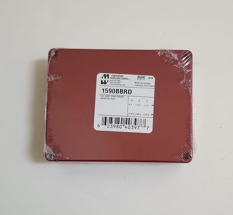 Qty2 Hammond 1590BB aluminum diecast stomp box enclosures | Reverb