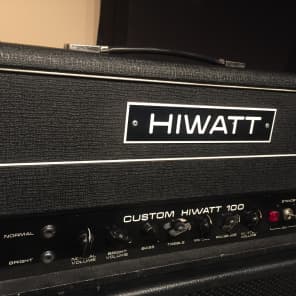 Hiwatt Custom 100 DR103 1981 Black | Reverb