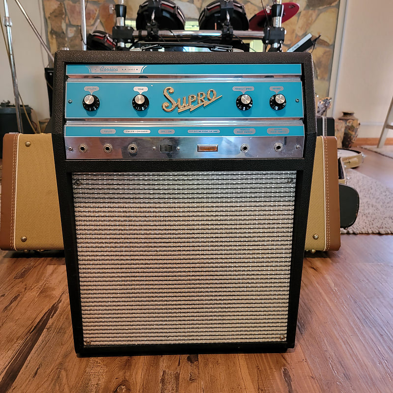 Supro Valco Corsica S6622 All Tube Combo Amplifier Vintage | Reverb