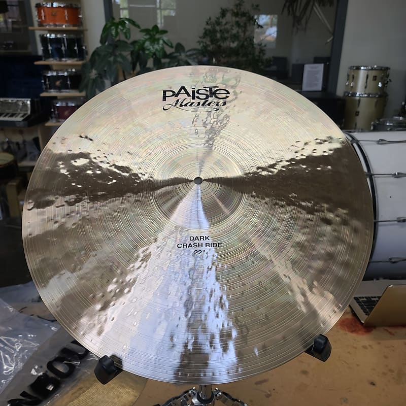 Paiste Masters Dark Crash Ride 22" - 2360 grams | Reverb