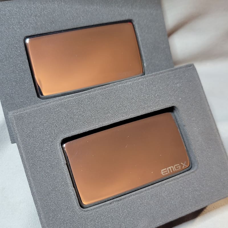 EMG 81X / 85X HUMBUCKER PICKUP SET -Chrome active w/ all the | Reverb