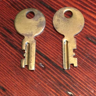 Presto Luggage Keys (2), 1950s - 1960s, Vintage Fender Case | Reverb
