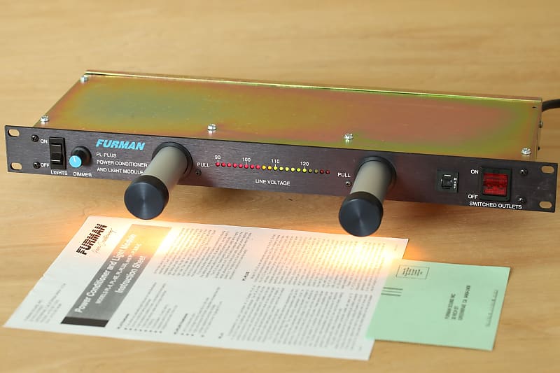 Furman PL-PLUS power conditioner rack w/ LIGHTS module with | Reverb