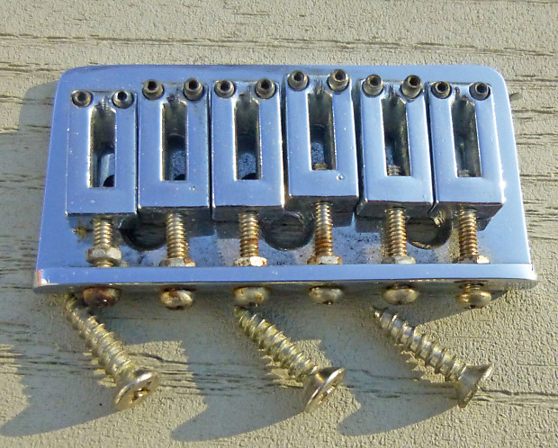 Fender USA Hardtail Bridge for Telecaster Deluxe and Lead - | Reverb