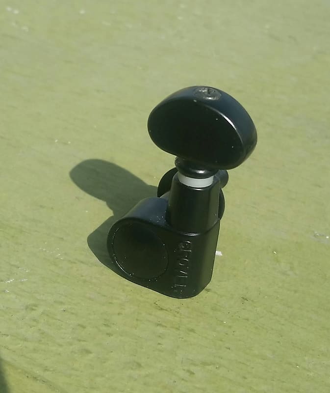 USED Grover BLACK Mini Rotomatic In Line LH Tuners Tuning | Reverb