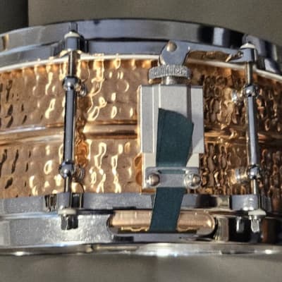 World Max 5x14 Hammered Bronze, 10-lug snare 2010's | Reverb